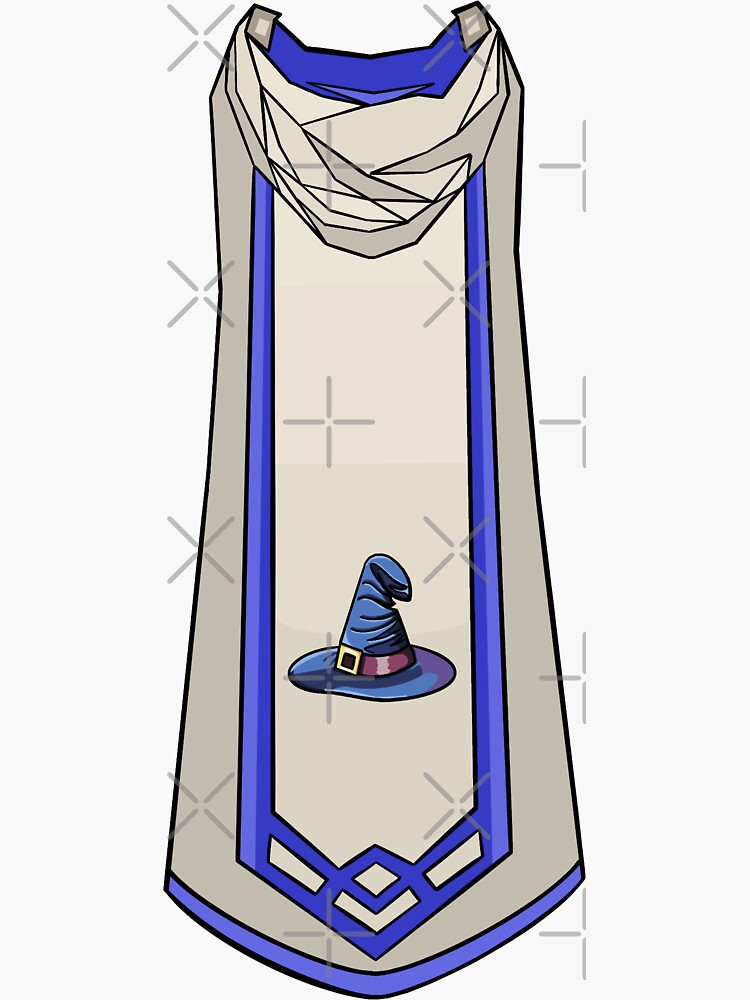"Magic Master Cape" Sticker for Sale by Heirloom-Arts | Redbubble