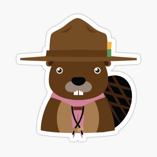 "Wood Badge Beaver Patrol Critter - Scouts - Baden Powell" Sticker for ...