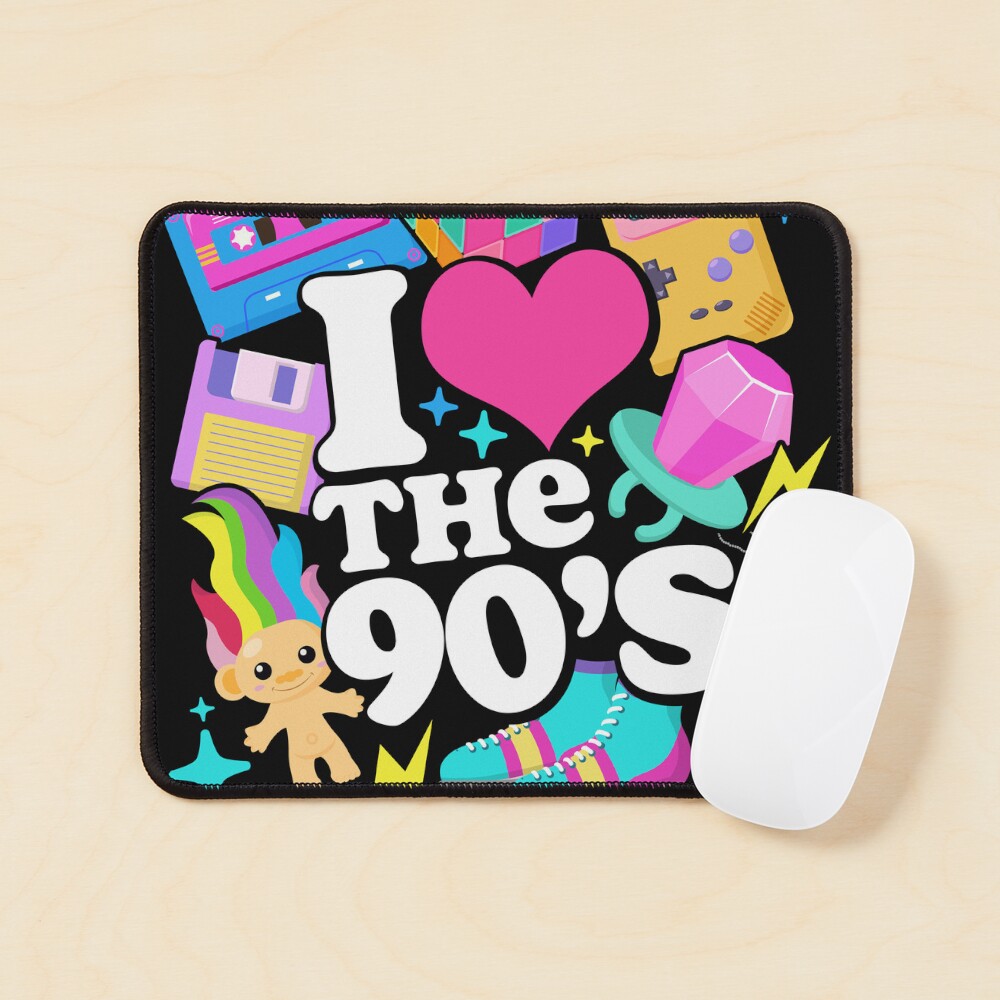 "I Love The 90's Retro 90s Costume" Sticker for Sale by petestyles ...