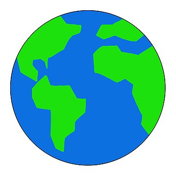 "Simple Earth Drawing Icon" Poster for Sale by anne-dromeda | Redbubble
