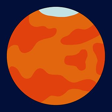 "Simple Mars Drawing Icon" Poster for Sale by anne-dromeda | Redbubble