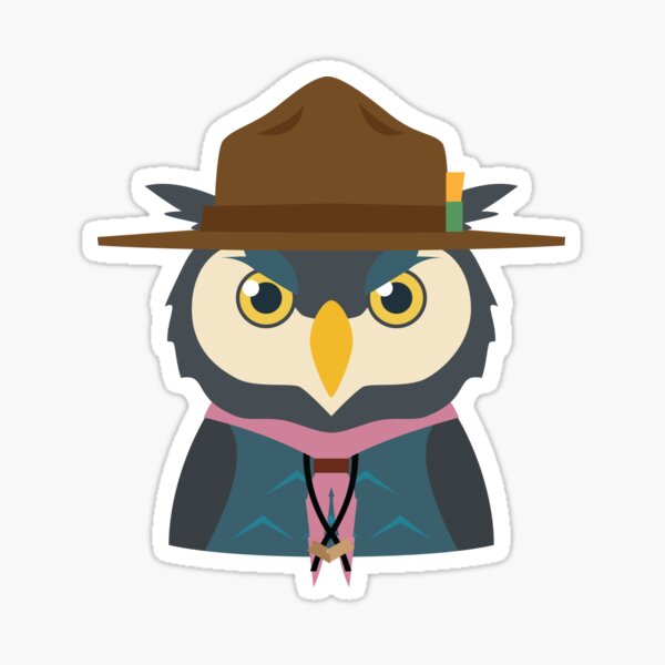 "Wood Badge Owl Patrol Critter - Scouts - Baden Powell" Sticker for ...