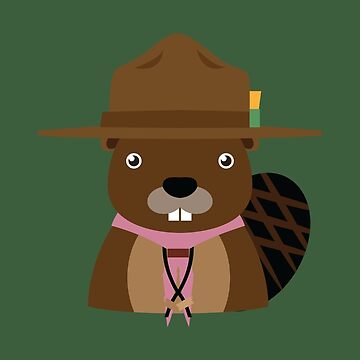 "Wood Badge Beaver Patrol Critter - Scouts - Baden Powell" Sticker for ...