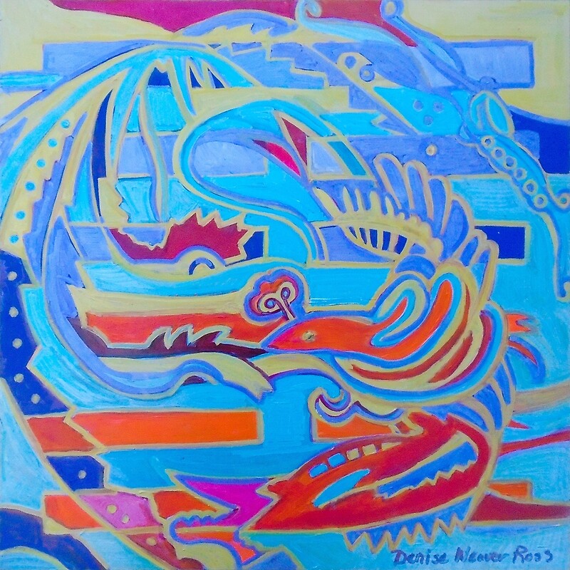 "Hexagram 22: Pi (Grace)" by Denise Weaver Ross | Redbubble