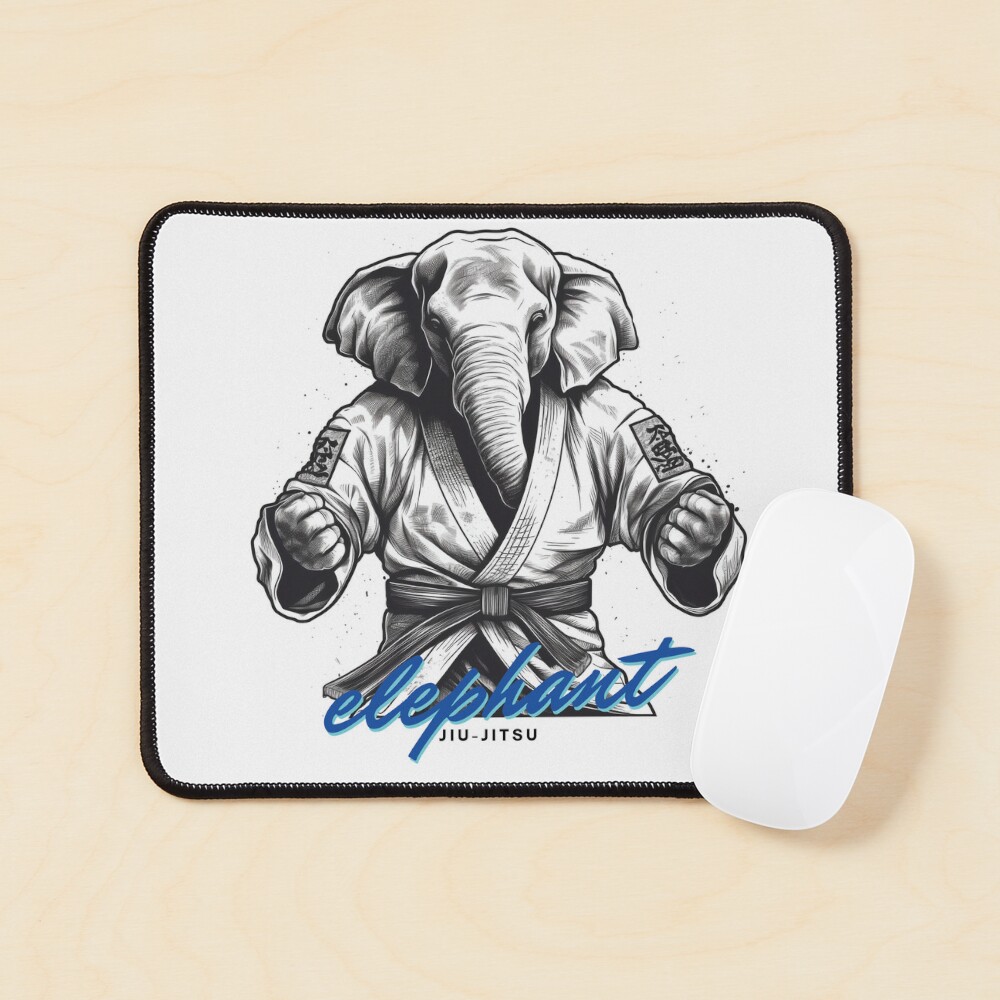 "Animals of Jiu-Jitsu - Elephant - BJJ (White Background)" Poster for ...