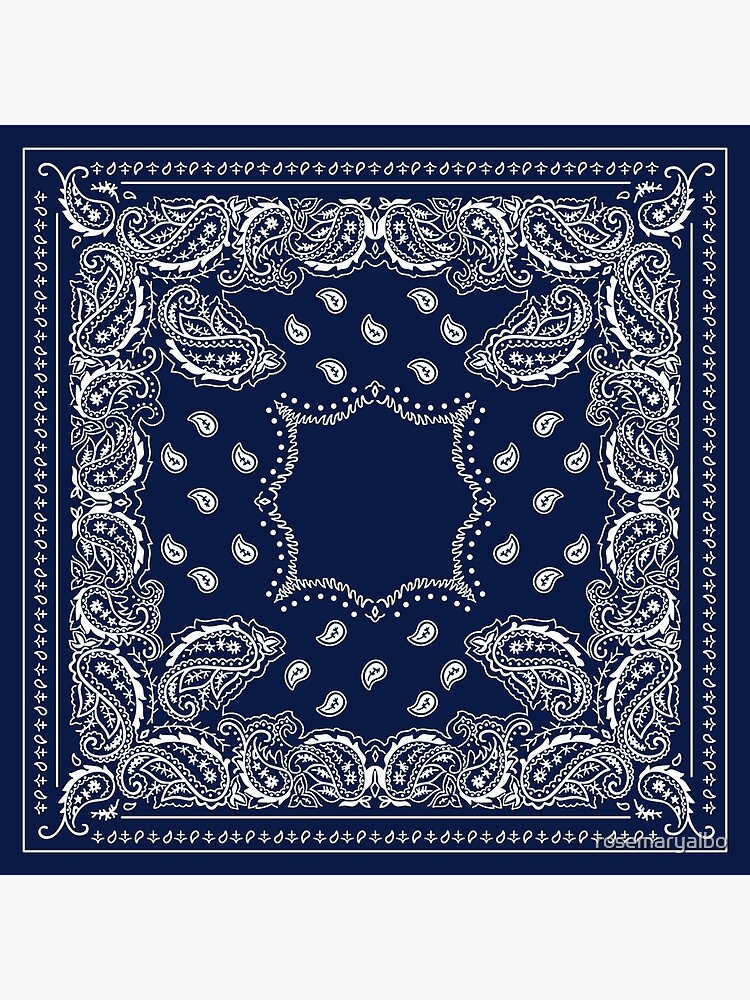 "Bandana in Blue - 2 " Photographic Print for Sale by rosemaryalbo ...