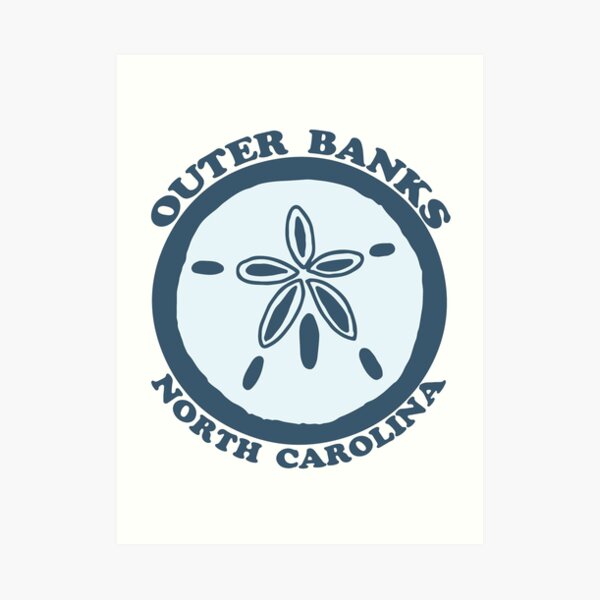 "OBX - Outer Banks." Art Print for Sale by ishore1 | Redbubble
