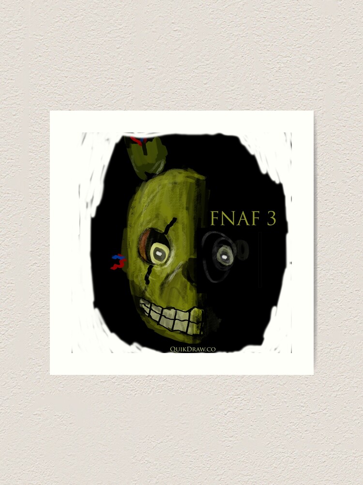 "Five Nights at Freddy's - Spring Trap - Ready for Him?" Art Print for ...