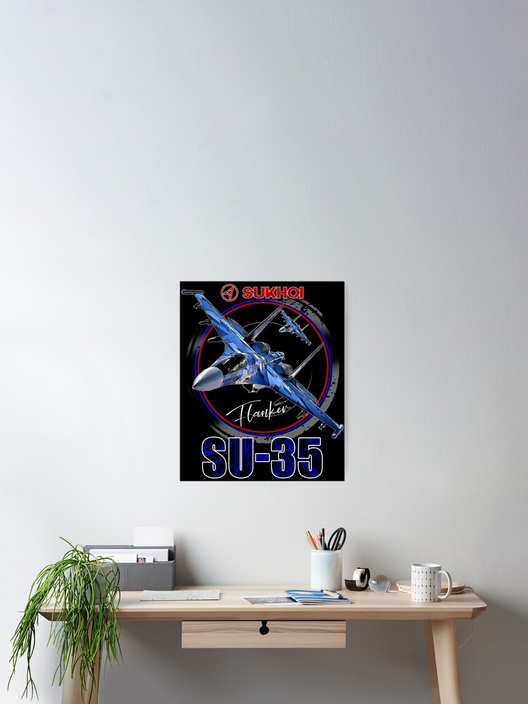 "Sukhoi SU-35 Flanker Fighterjet" Poster for Sale by Aerolovers | Redbubble