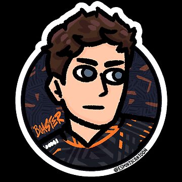 "2023 FNATIC BOASTER" Sticker for Sale by EsportsCartoon | Redbubble