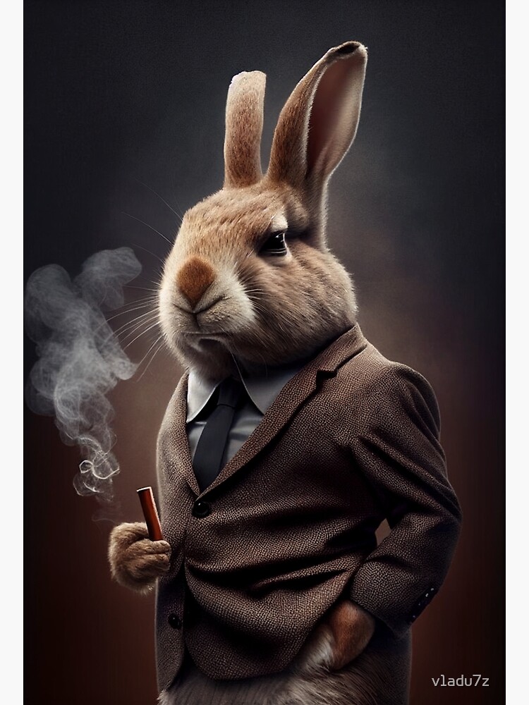 "Gangster Rabbit" Poster for Sale by v1adu7z | Redbubble