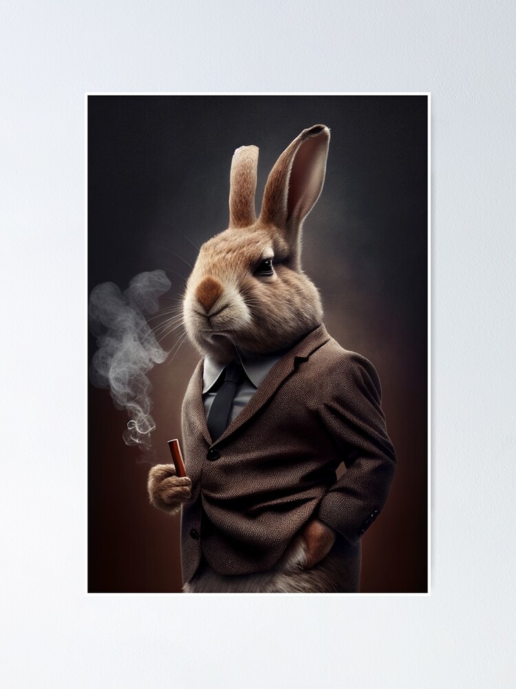 "Gangster Rabbit" Poster for Sale by v1adu7z | Redbubble