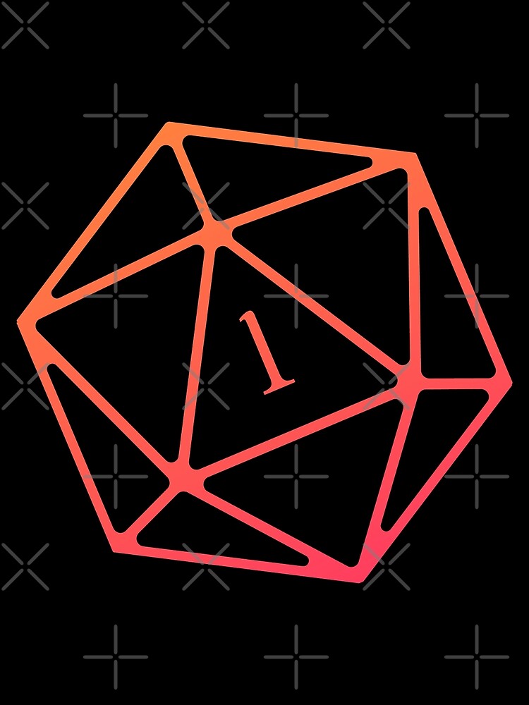 "D20 Dice Pattern" Art Print for Sale by pixeptional | Redbubble