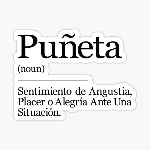 "Puerto Rico Puñeta Boricua Definition Puerto Rican" Sticker for Sale ...