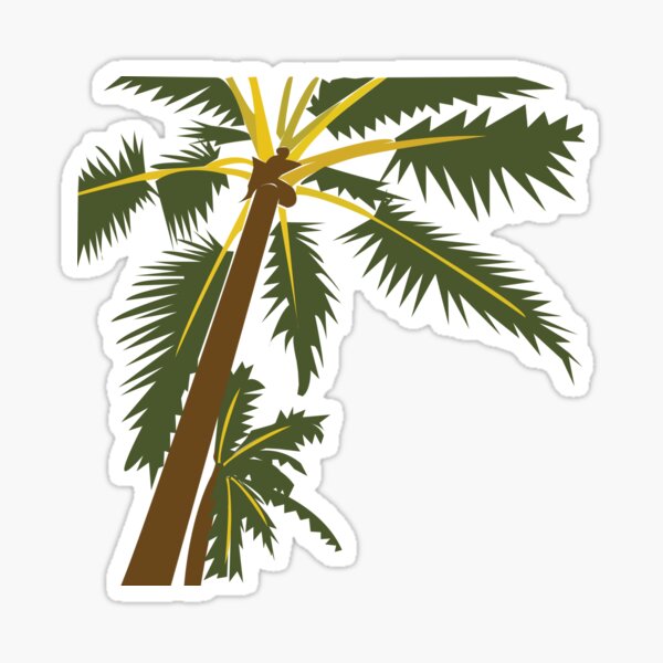 "Palm Trees " Sticker for Sale by nishaprabhu | Redbubble