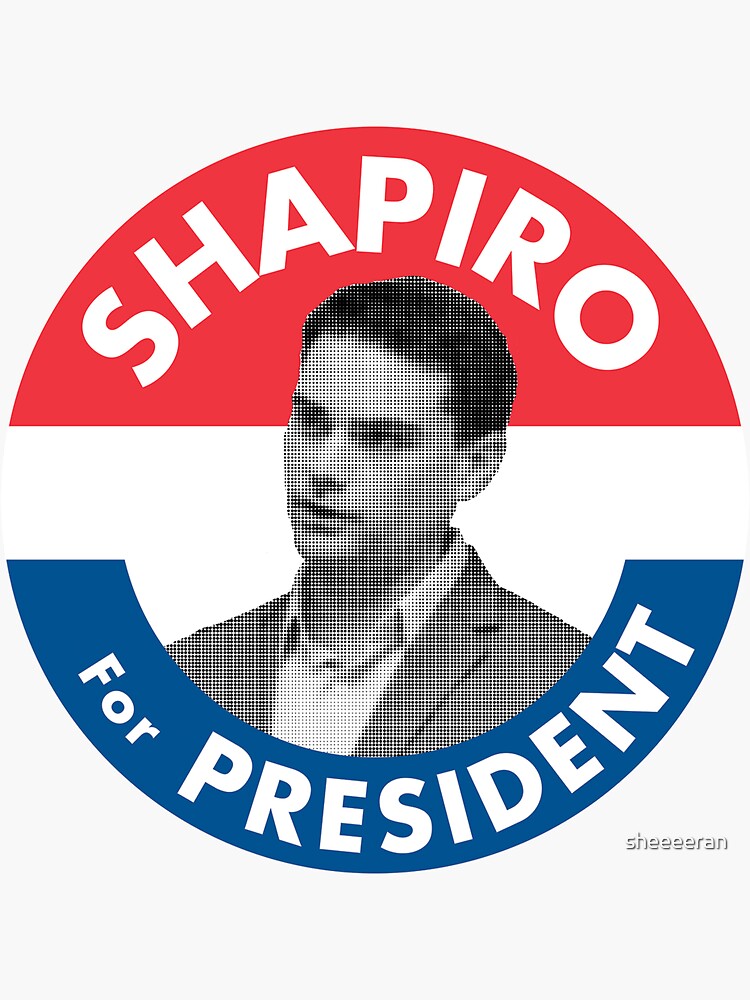 "Ben Shapiro Campaign Logo" Sticker for Sale by sheeeeran | Redbubble