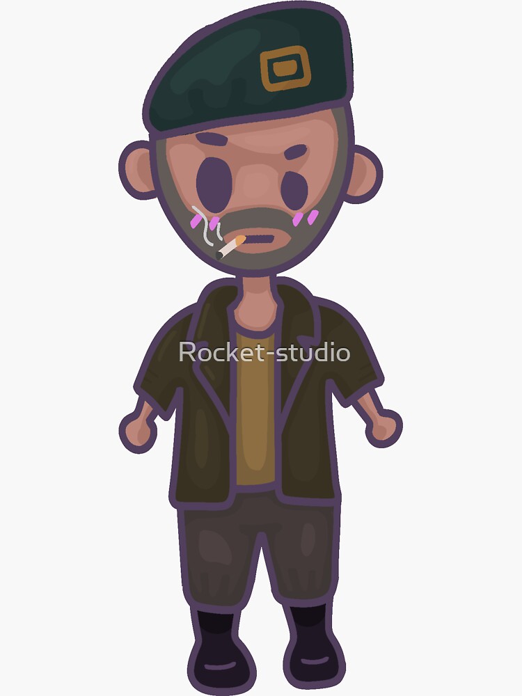 "Bill Overbeck dead by daylight dbd l4d Left 4 dead" Sticker by Rocket ...