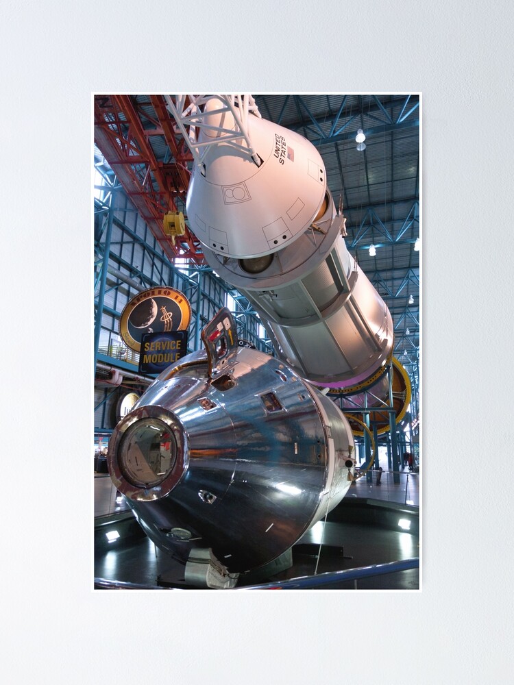 "Apollo Command Module Saturn V Rocket" Poster for Sale by dlamb ...
