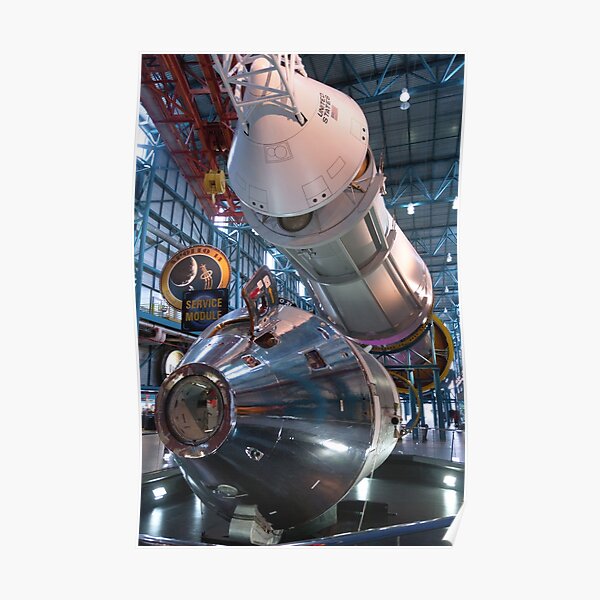 "Apollo Command Module Saturn V Rocket" Poster for Sale by dlamb ...
