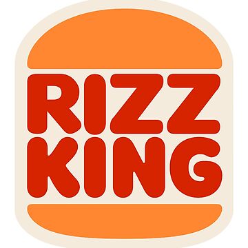 "Rizz King BK" Sticker for Sale by vilefret | Redbubble