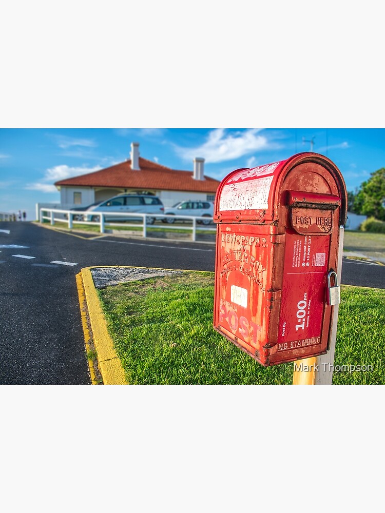 "Byron Lighthouse Post Box" Art Print for Sale by sprayzz123 | Redbubble
