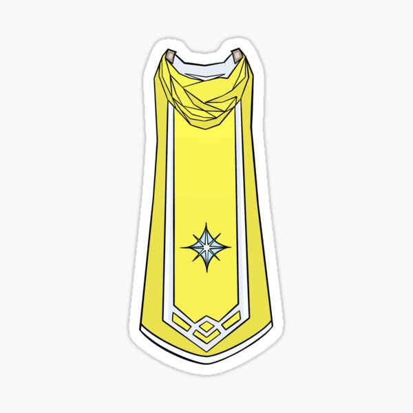 "Inverted Prayer Master Cape" Sticker for Sale by Heirloom-Arts | Redbubble