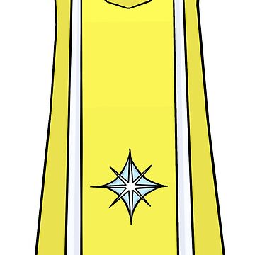 "Inverted Prayer Master Cape" Sticker for Sale by Heirloom-Arts | Redbubble