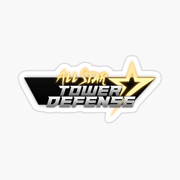 "All Star Tower Defense Roblox" Sticker for Sale by CloutDesigner ...