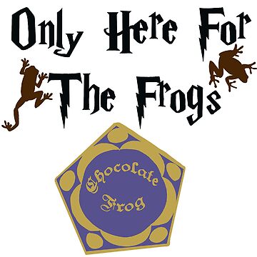 "Chocolate frog" Sticker for Sale by RayRaysX2 | Redbubble