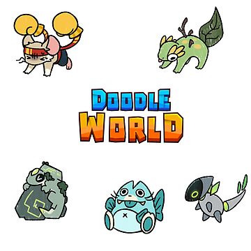 "Doodle World Roblox - Pack 1" Sticker for Sale by CloutDesigner ...