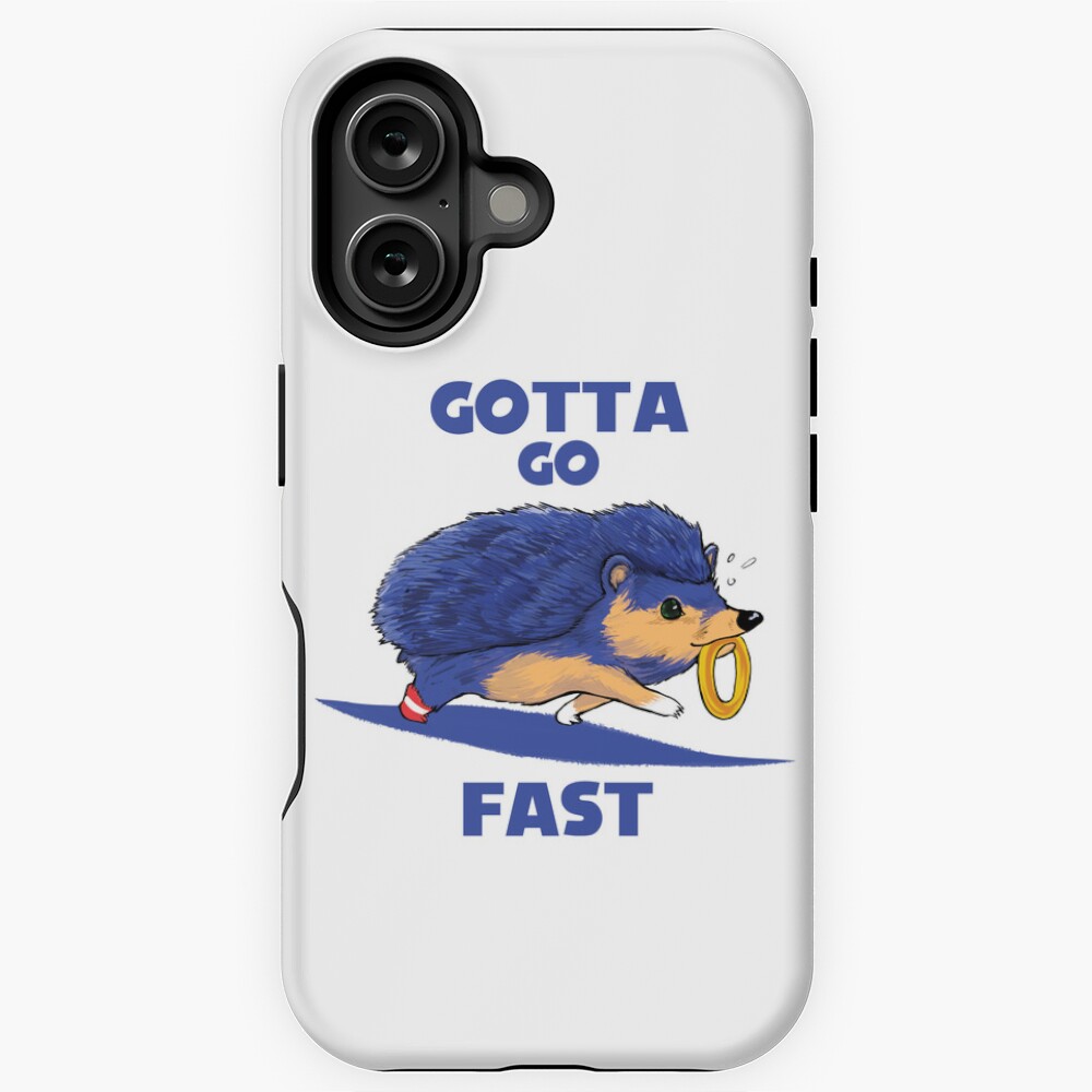 "Gotta Go Fast" Sticker for Sale by iisjah | Redbubble