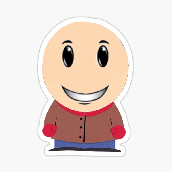 "stan marsh roblox face meme south park" Sticker for Sale by XBrxzilX ...