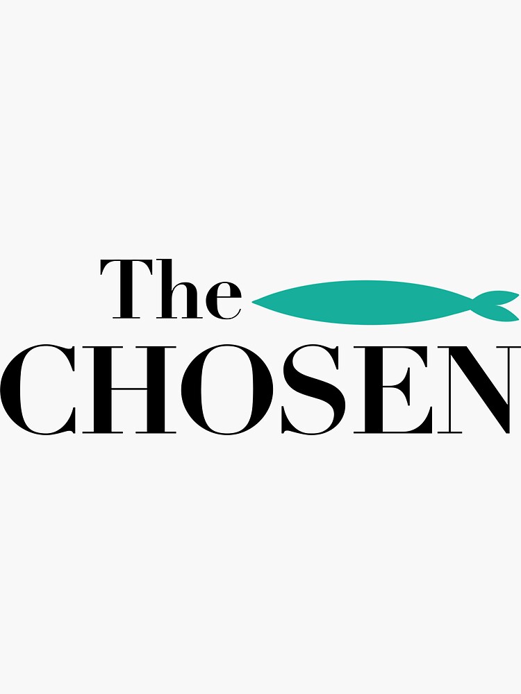 "The Chosen Black" Sticker for Sale by Jesuzdesignz | Redbubble