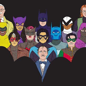 "Bat-Family Tree" Sticker for Sale by redbread52 | Redbubble