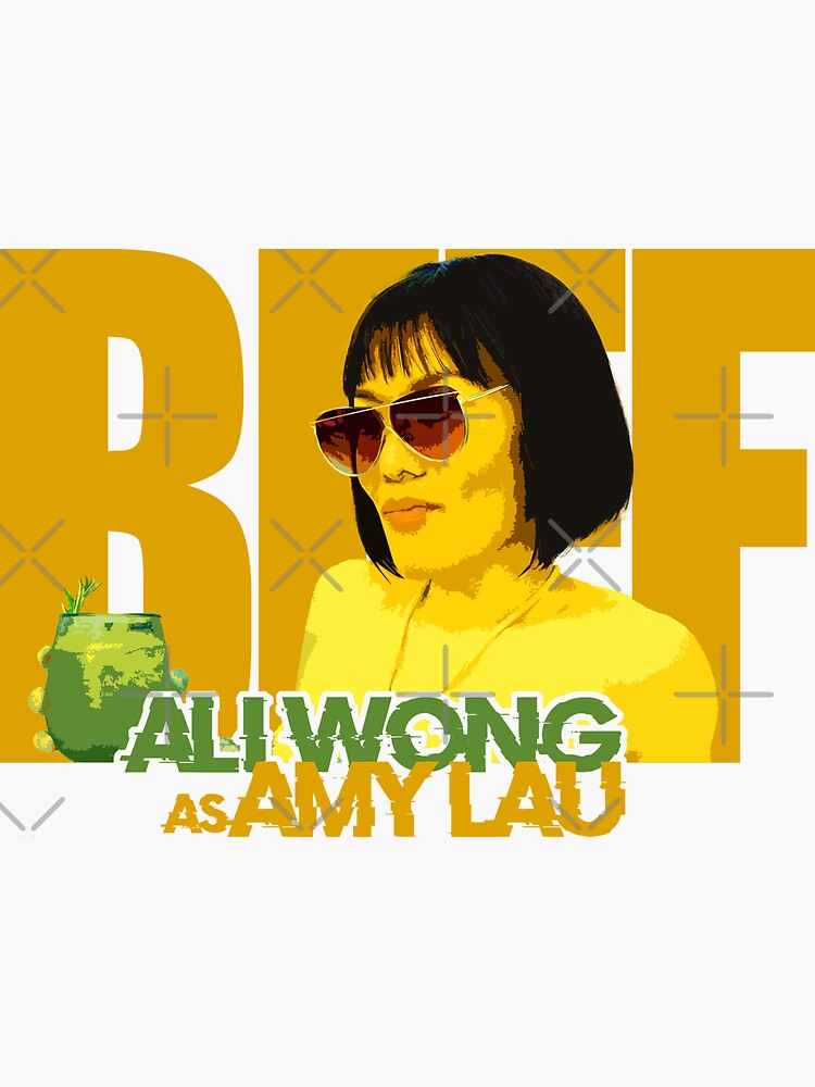 "beef netflix series Ali Wong as Amy Lau themed graphic design by ...