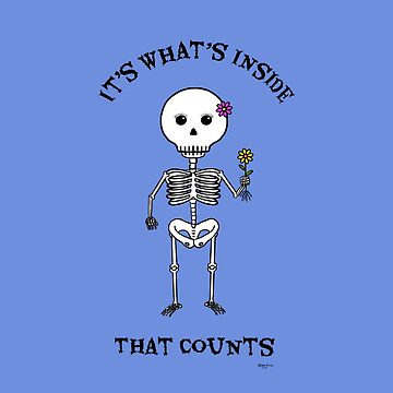 "It’s what’s inside that counts.." Sticker for Sale by Rob Price ...