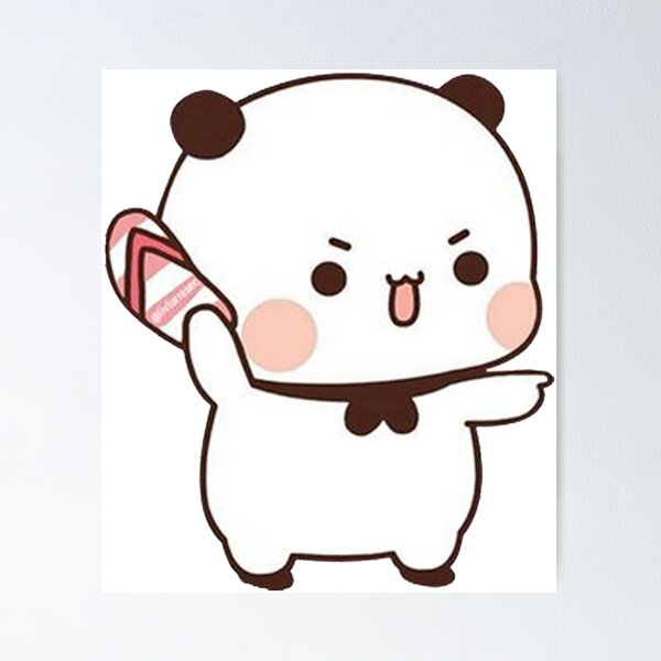 "Cute Bubu is Throwing" Poster for Sale by hildabecker | Redbubble