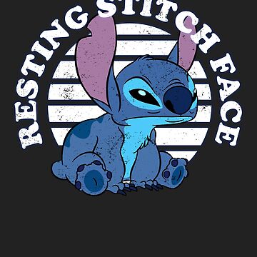 "Lilo & Stitch Resting Stitch Face" Sticker for Sale by AmyRivz | Redbubble