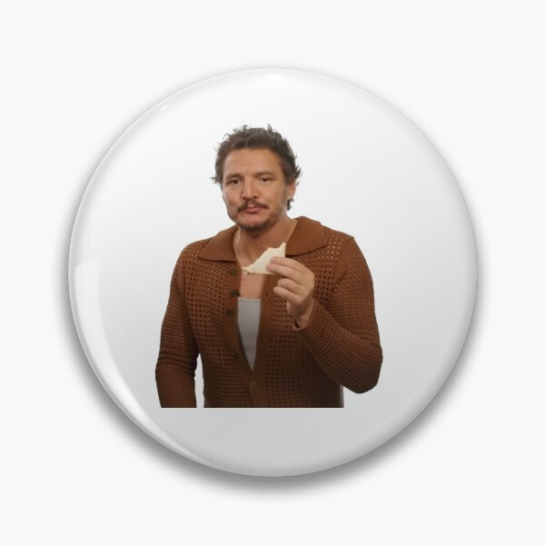 "Pedro Pascal eating a sandwich / Toast Meme" Pin by hypecorner | Redbubble