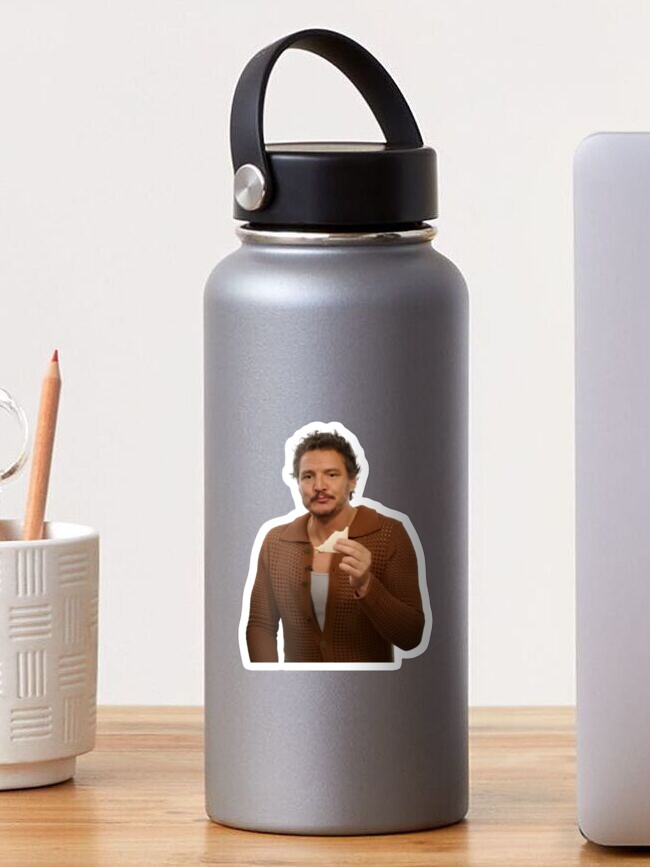 "Pedro Pascal eating a sandwich / Toast Meme" Sticker by hypecorner ...