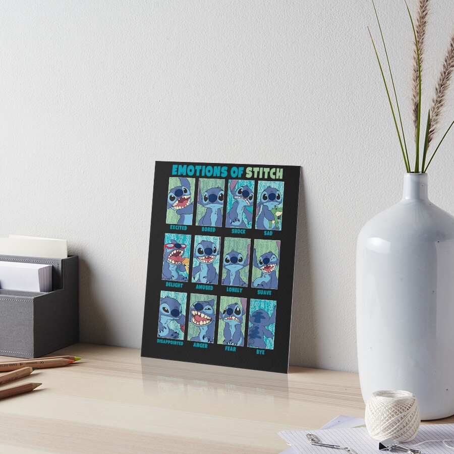 "Lilo & Stitch Emotions Of Stitch Panels" Poster for Sale by JeanHillz ...