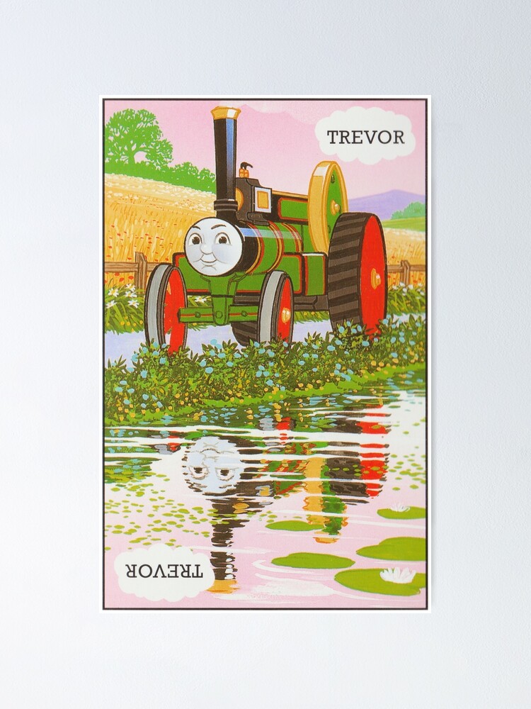 "Trevor the Traction Engine Vintage Card" Poster for Sale by ...