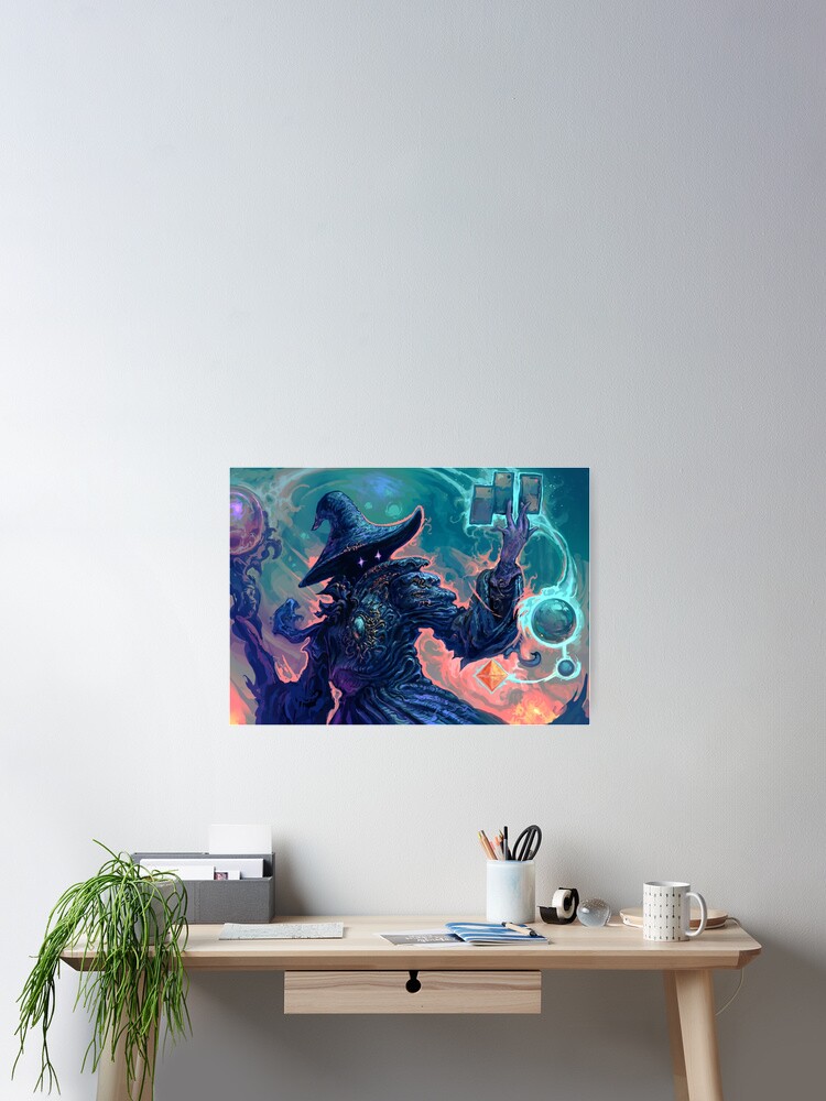 "Blue Mage - Inscryption" Poster for Sale by CarpetCrawler | Redbubble