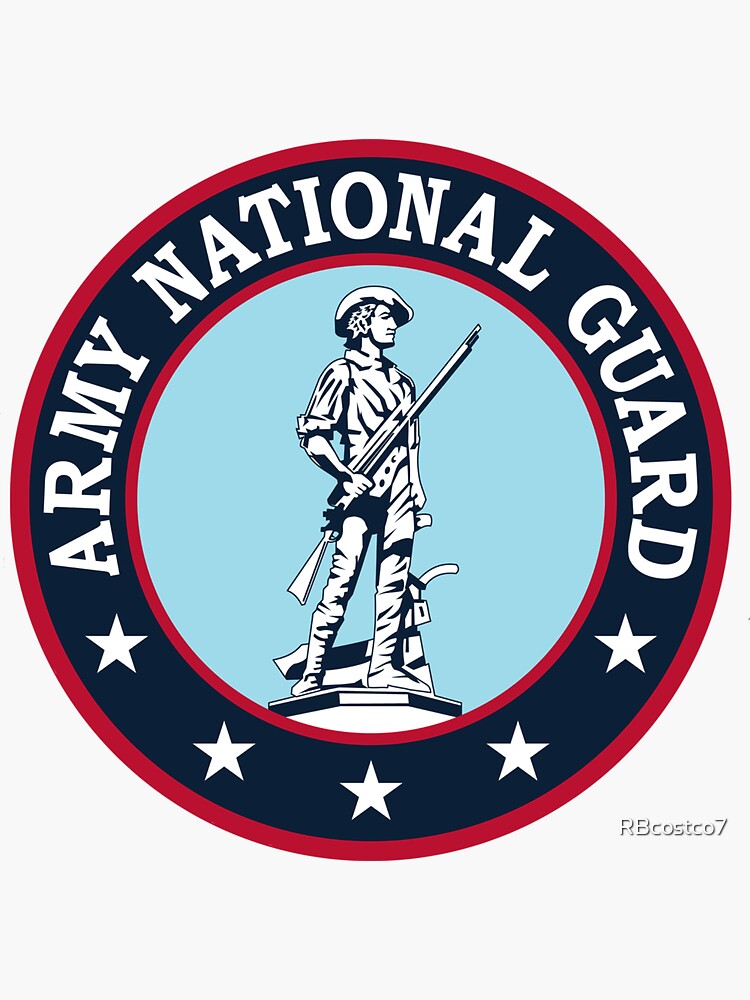 "Army National Guard Seal" Sticker for Sale by RBcostco7 | Redbubble