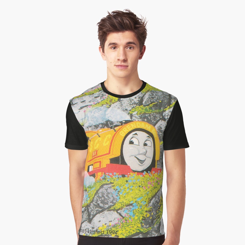 "Bill the Tank Engine Twin Engine Vintage Square Card" Sticker for Sale ...