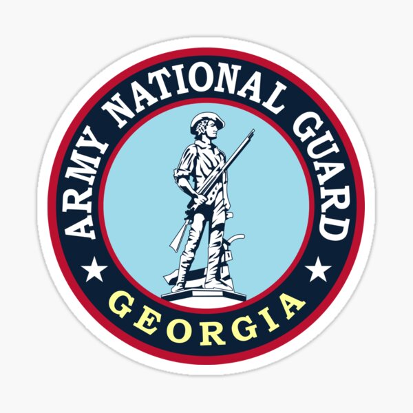 "Georgia Army National Guard" Sticker for Sale by RBcostco7 | Redbubble