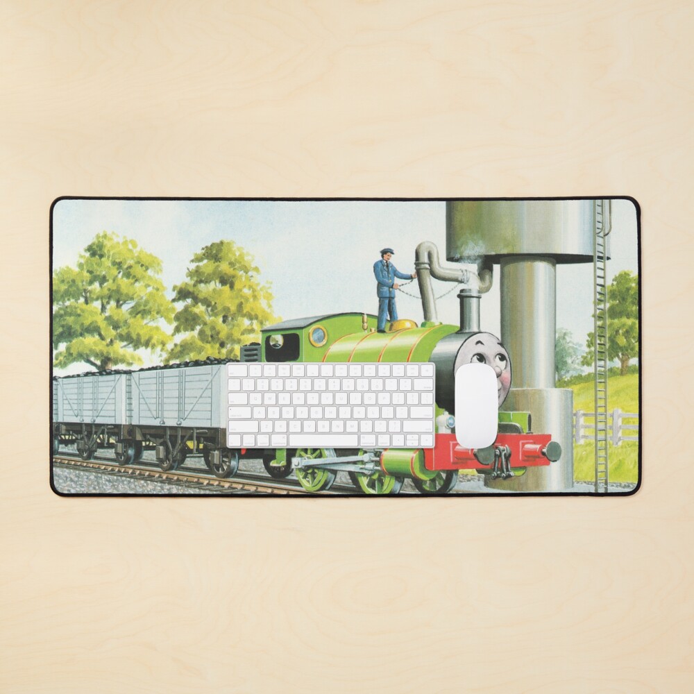 "Thomas the Tank Engine Vintage Illustration: Thirsty work for Percy" Poster for Sale by ...
