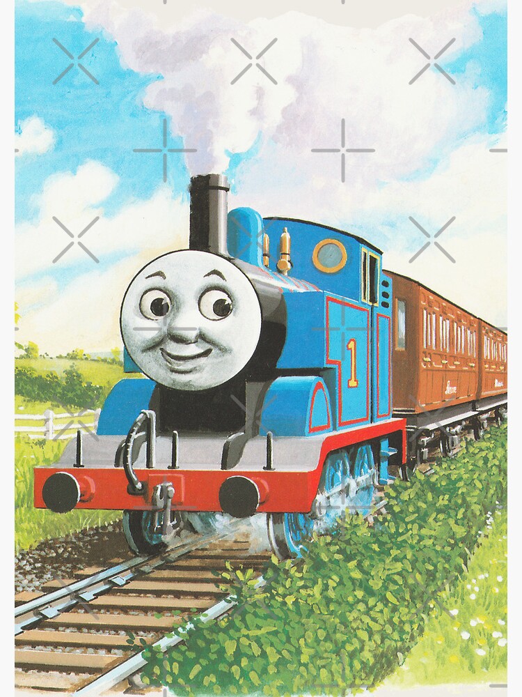 "Thomas the Tank Engine Vintage Illustration: Spring Time on the Island ...
