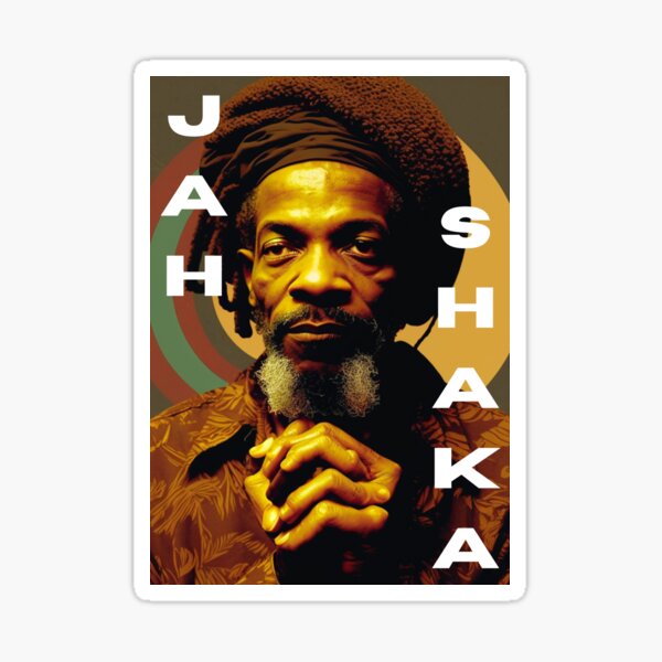 "Jah Shaka: The Mighty Dub Legend" Sticker for Sale by Inerink | Redbubble