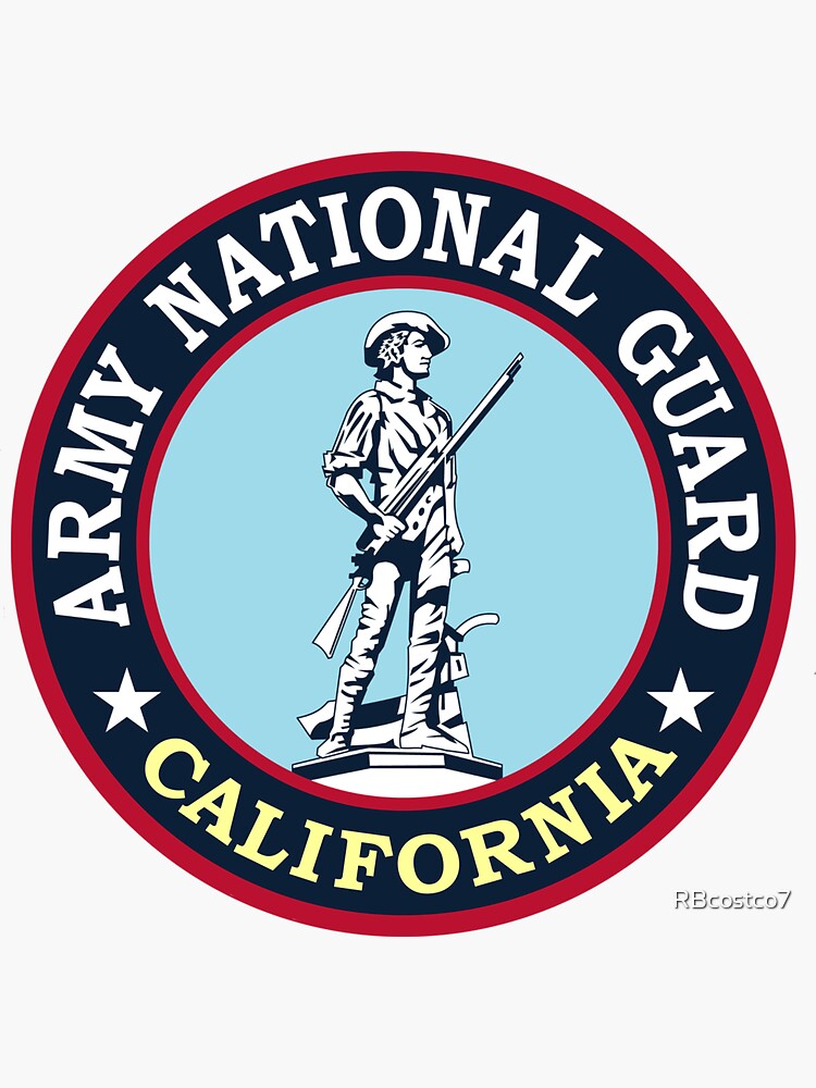 "California Army National Guard " Sticker for Sale by RBcostco7 | Redbubble